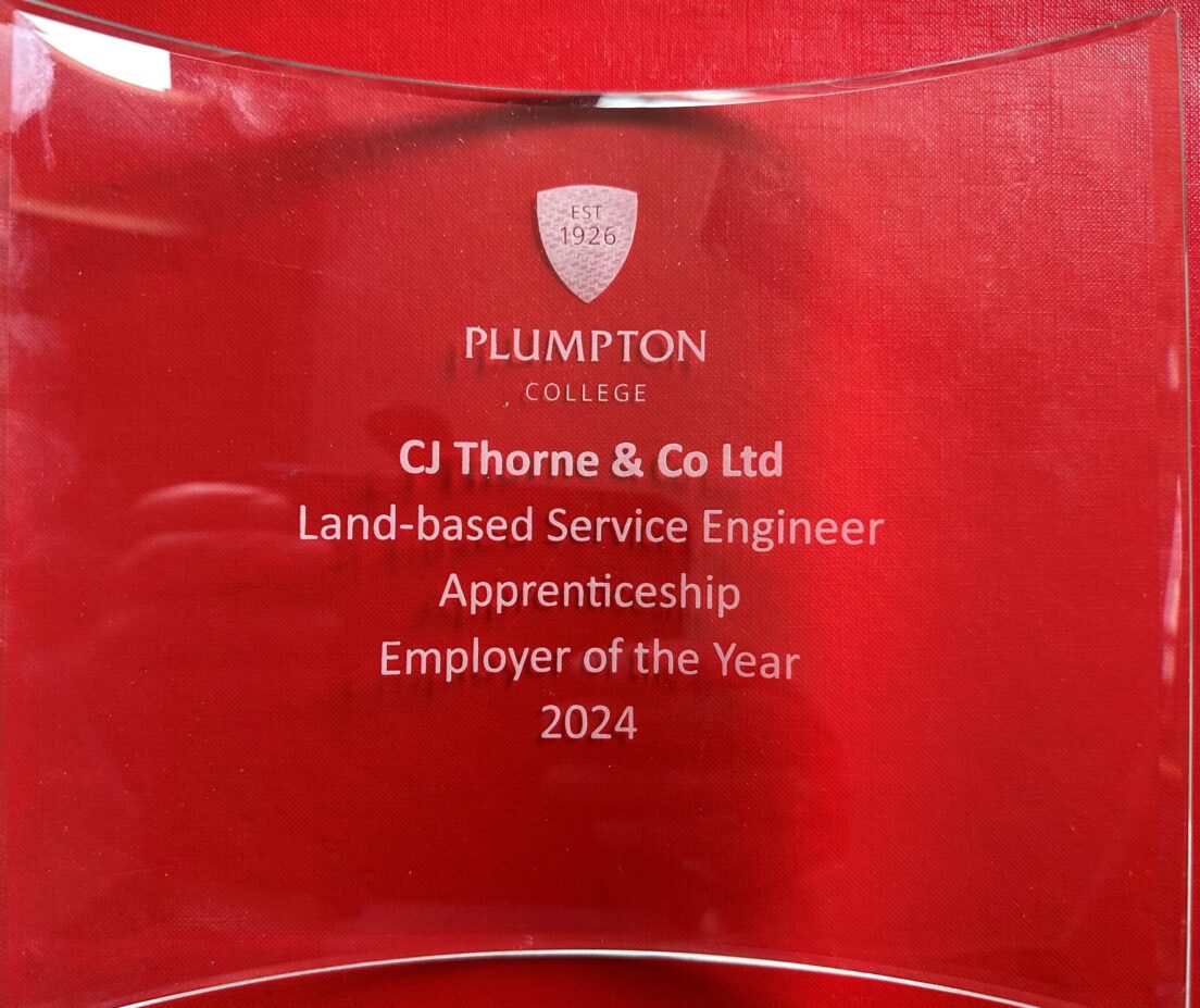 Apprenticeship Award for Company & Apprentice - Thorne Civil Engineers