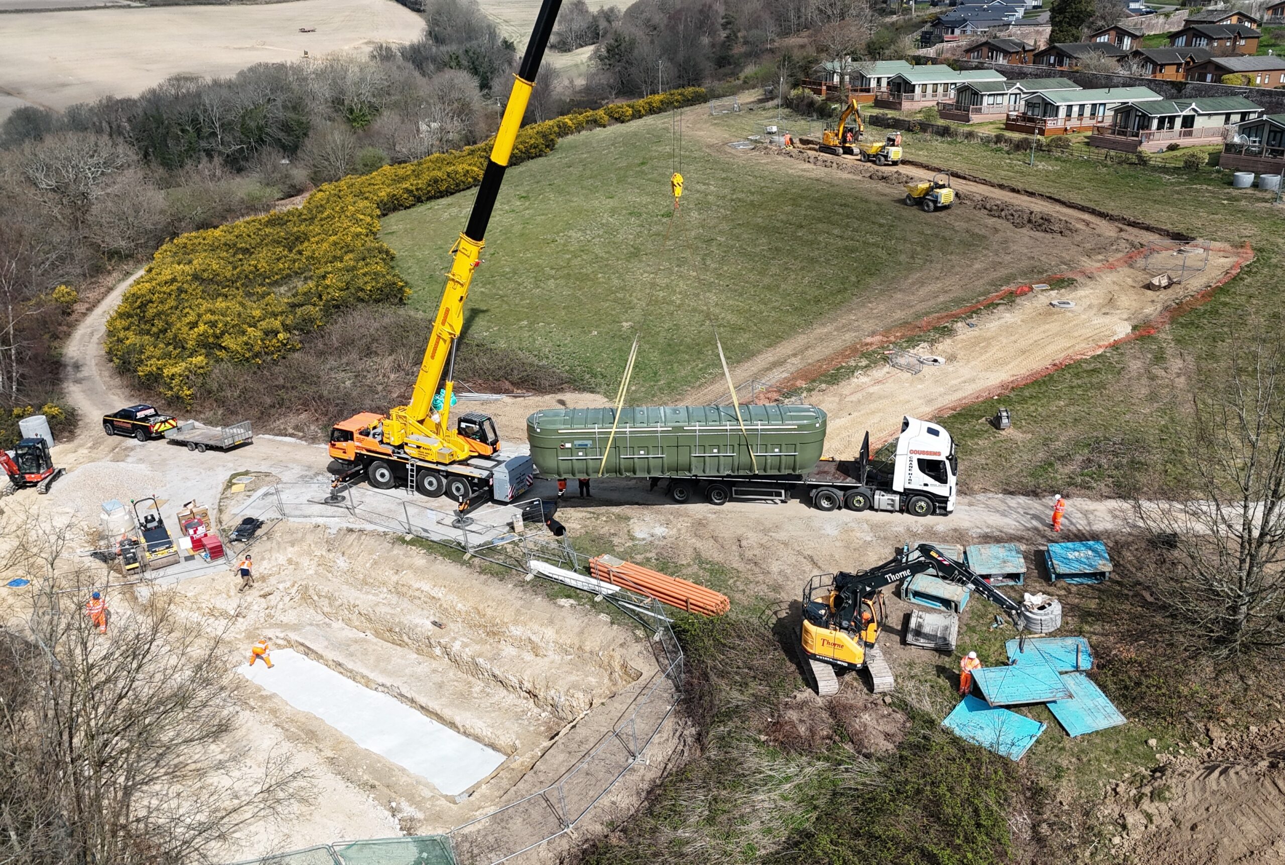 Crowhurst Park Sewage Treatment Plant - Thorne Civil Engineers